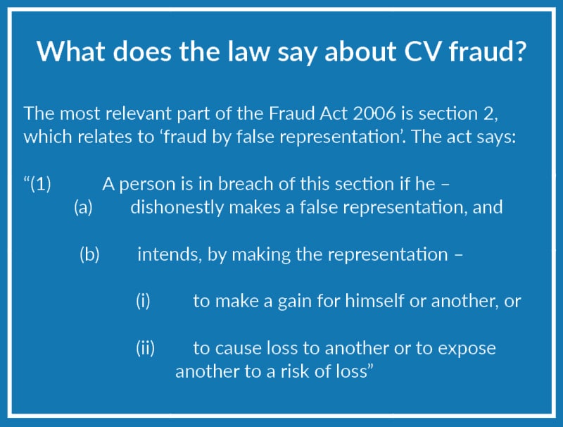 CV fraud: are candidates lying to you? - Ciphr