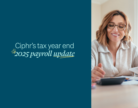 Ciphr’s tax year end 2025 payroll update